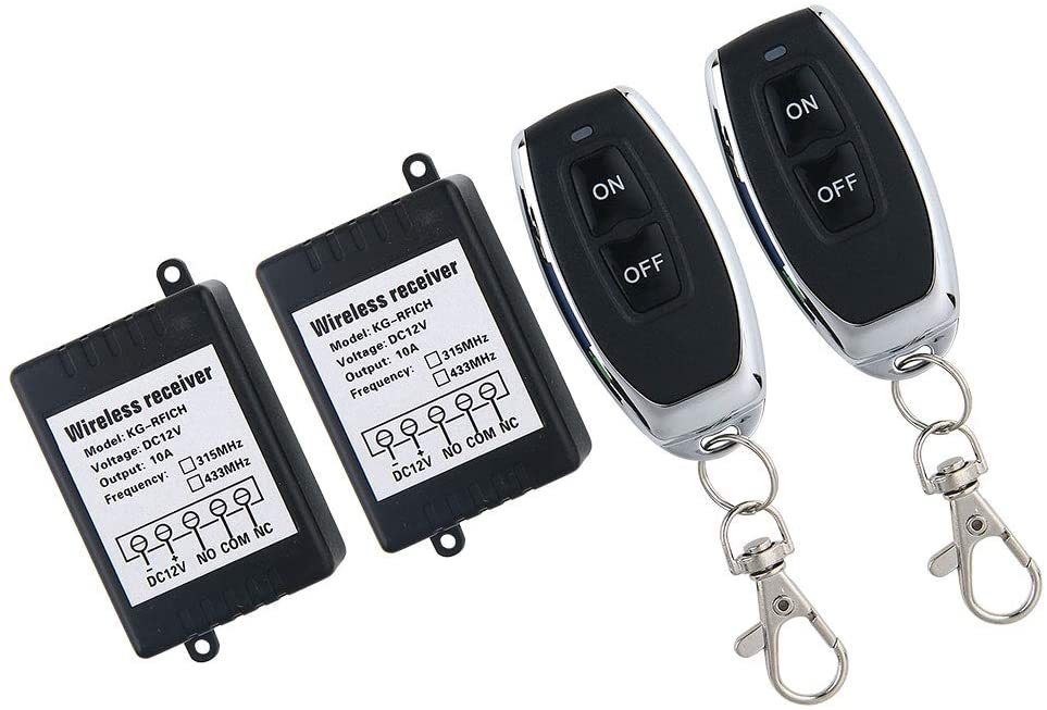 DC 12V 1CH 433Mhz RF Relay Smart Wireless Remote Control Light Switch ...