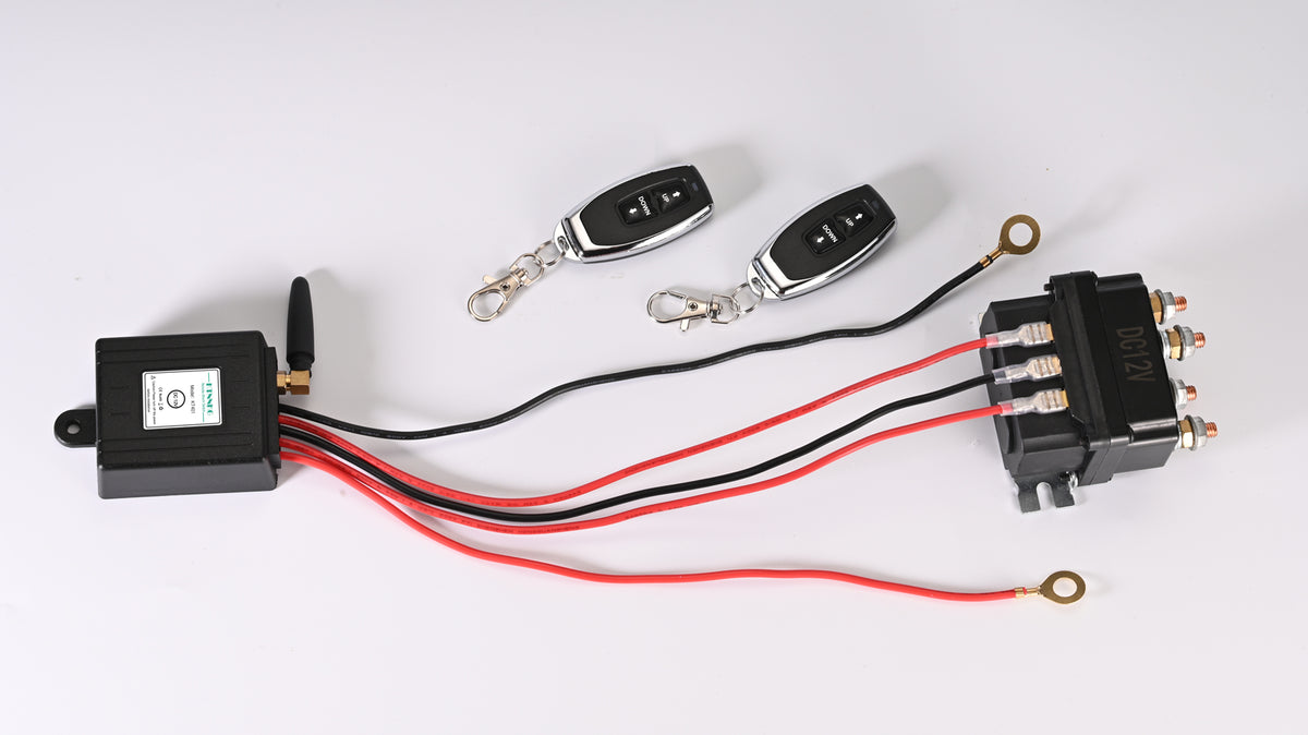 KTNNKG 250A Remote Control Winch Switch, 12V Solenoid Relay Contactor